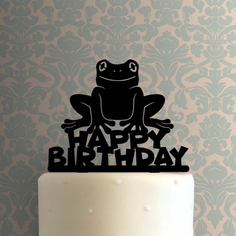 Frog Birthday Cake - Etsy