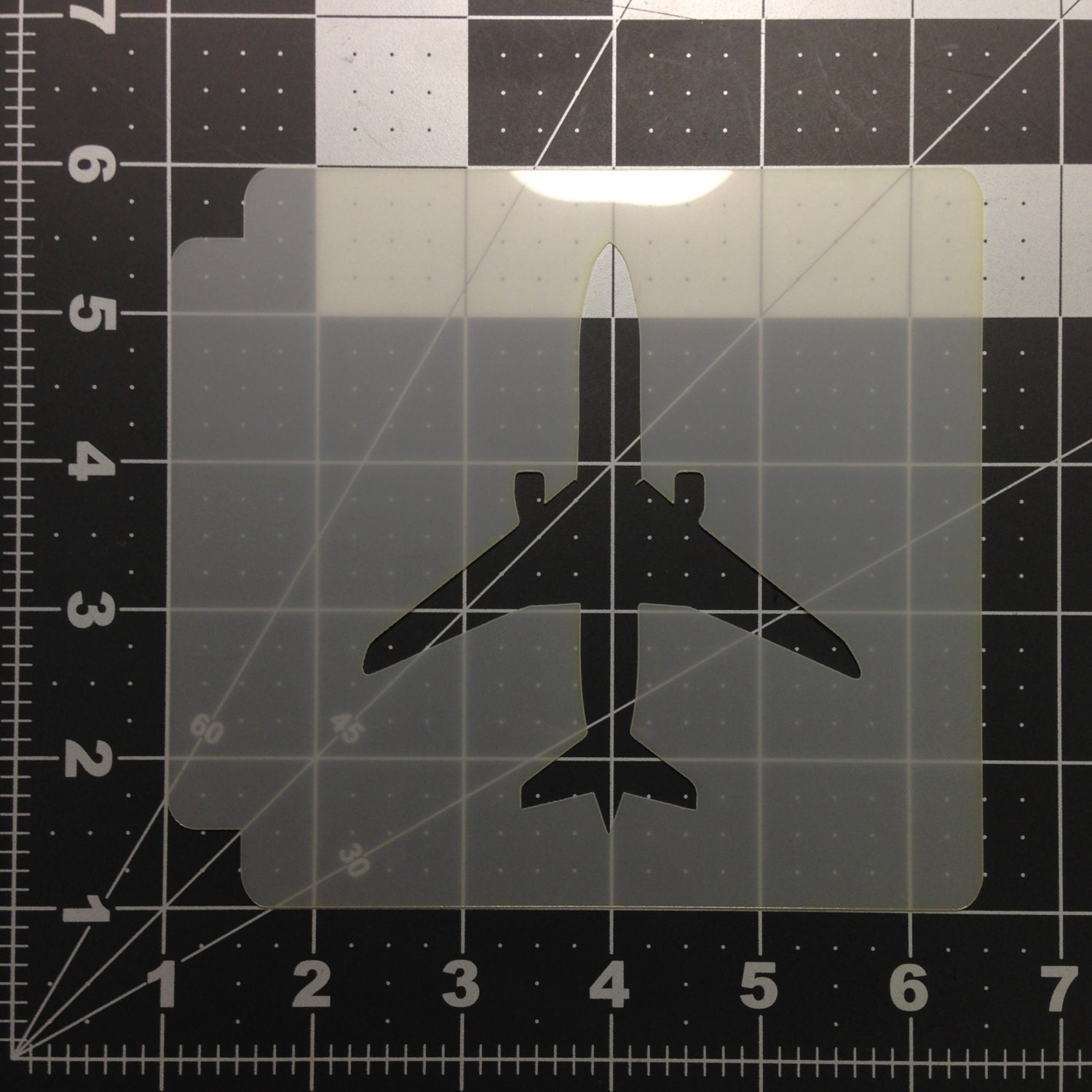 Airplane 100 Stencil - Etsy