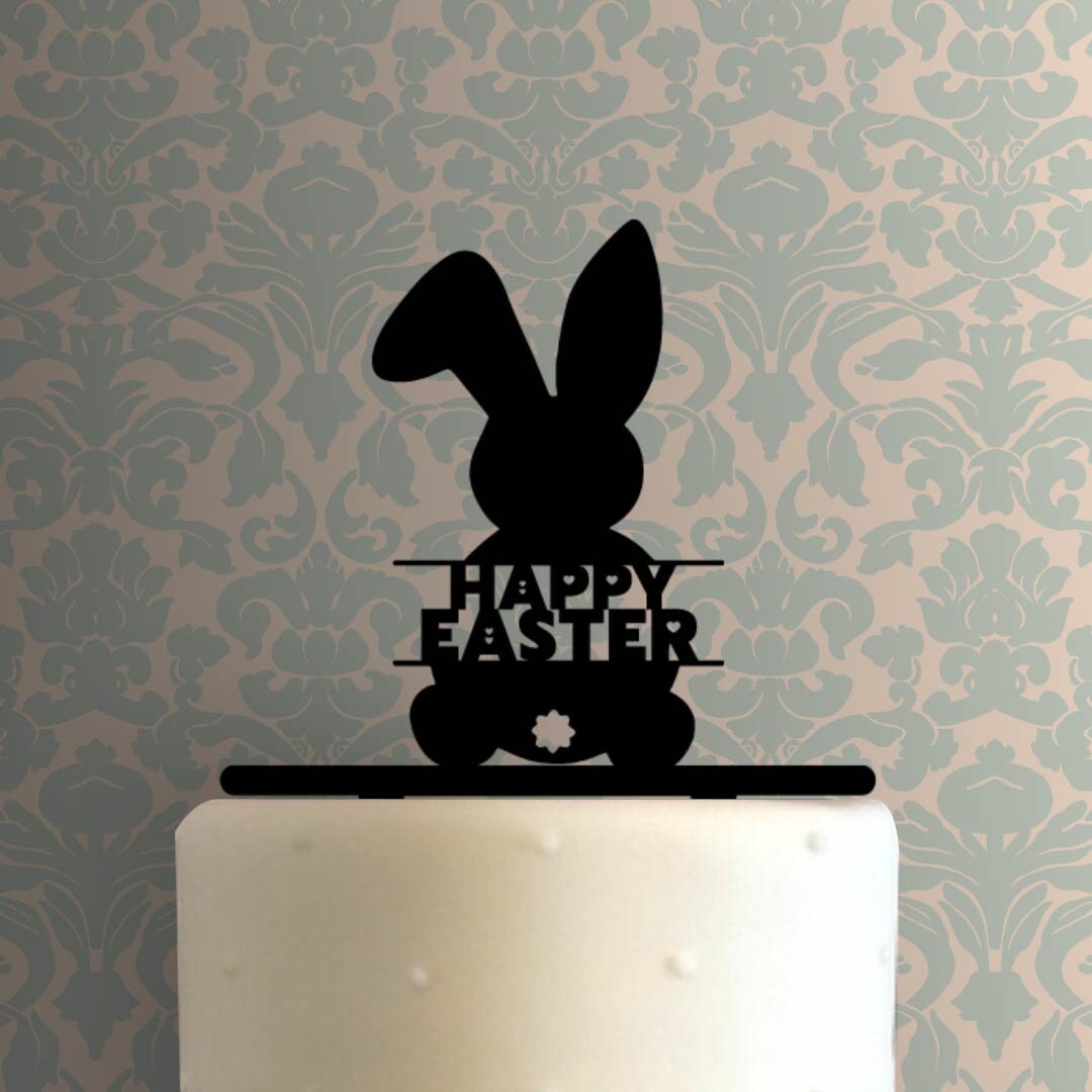 Happy Easter Bunny 225-A730 Cake Topper - Etsy