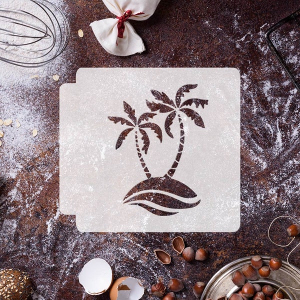 Palm Tree Stencil - Etsy