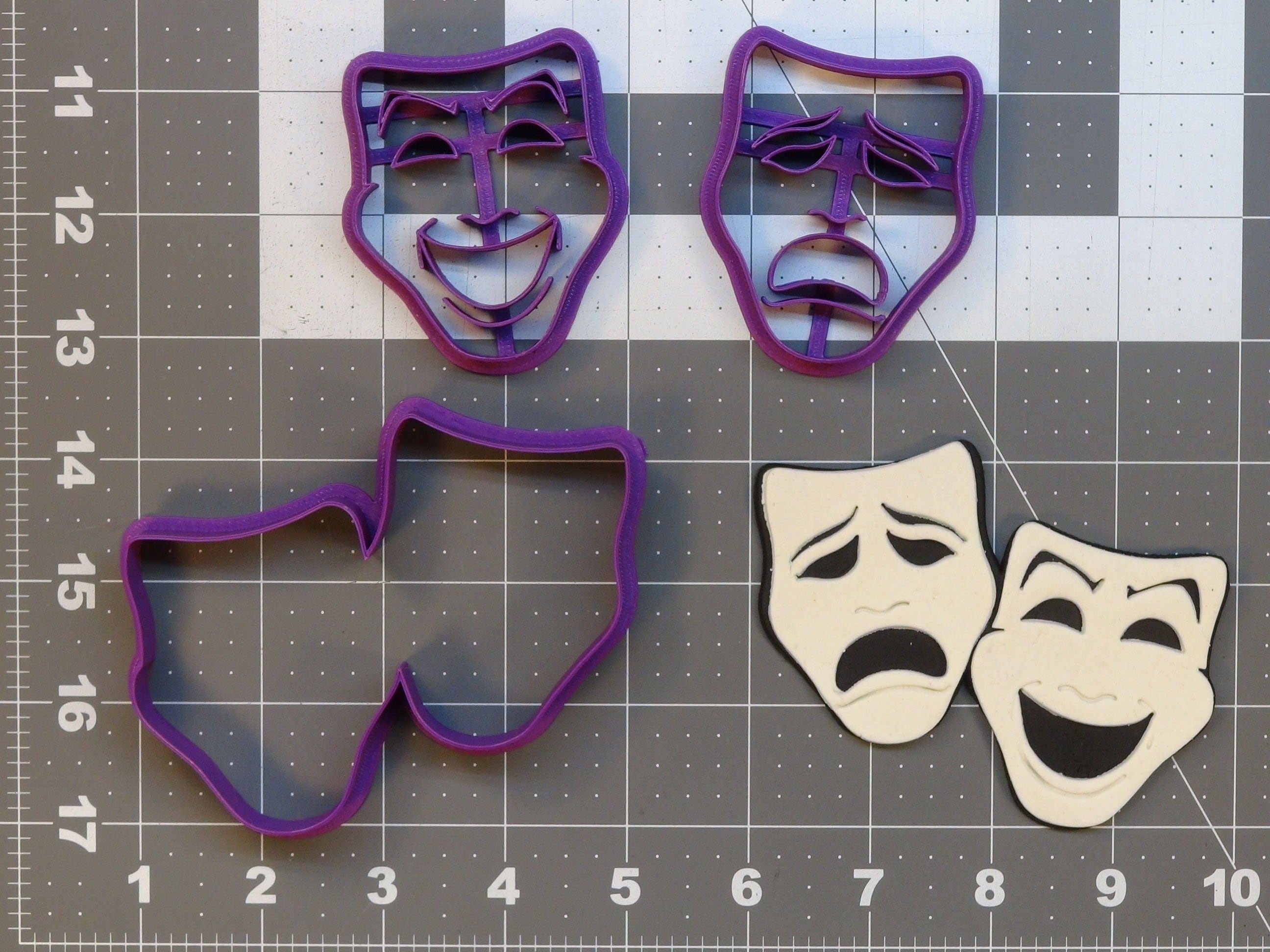Drama Mask Cookie Cutter - Etsy