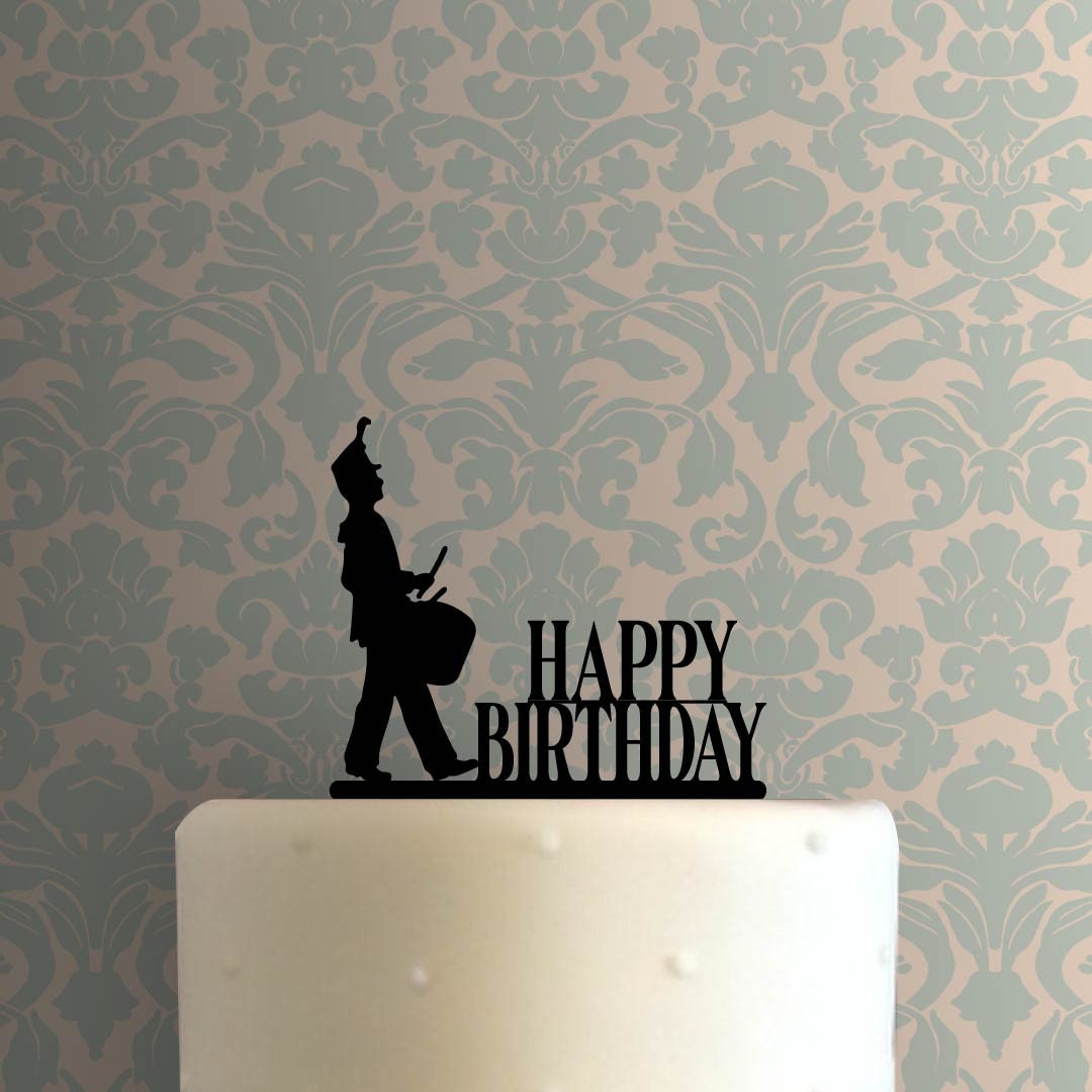 Marching Band Snare Drum Happy Birthday 225-B877 Cake Topper - Etsy
