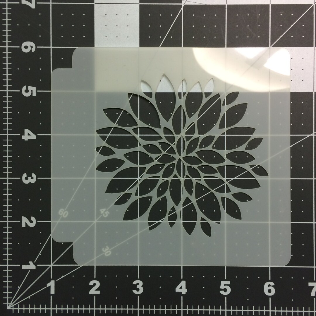 Flower 113 Stencil - Etsy