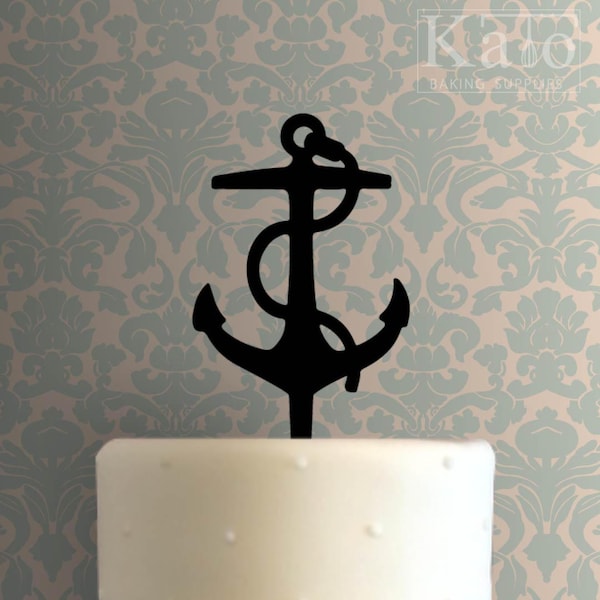 Anchor Cake Topper - Etsy