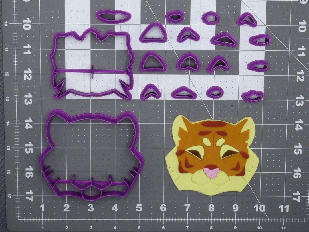 Tiger Head 266-E034 Cookie Cutter Set - Etsy