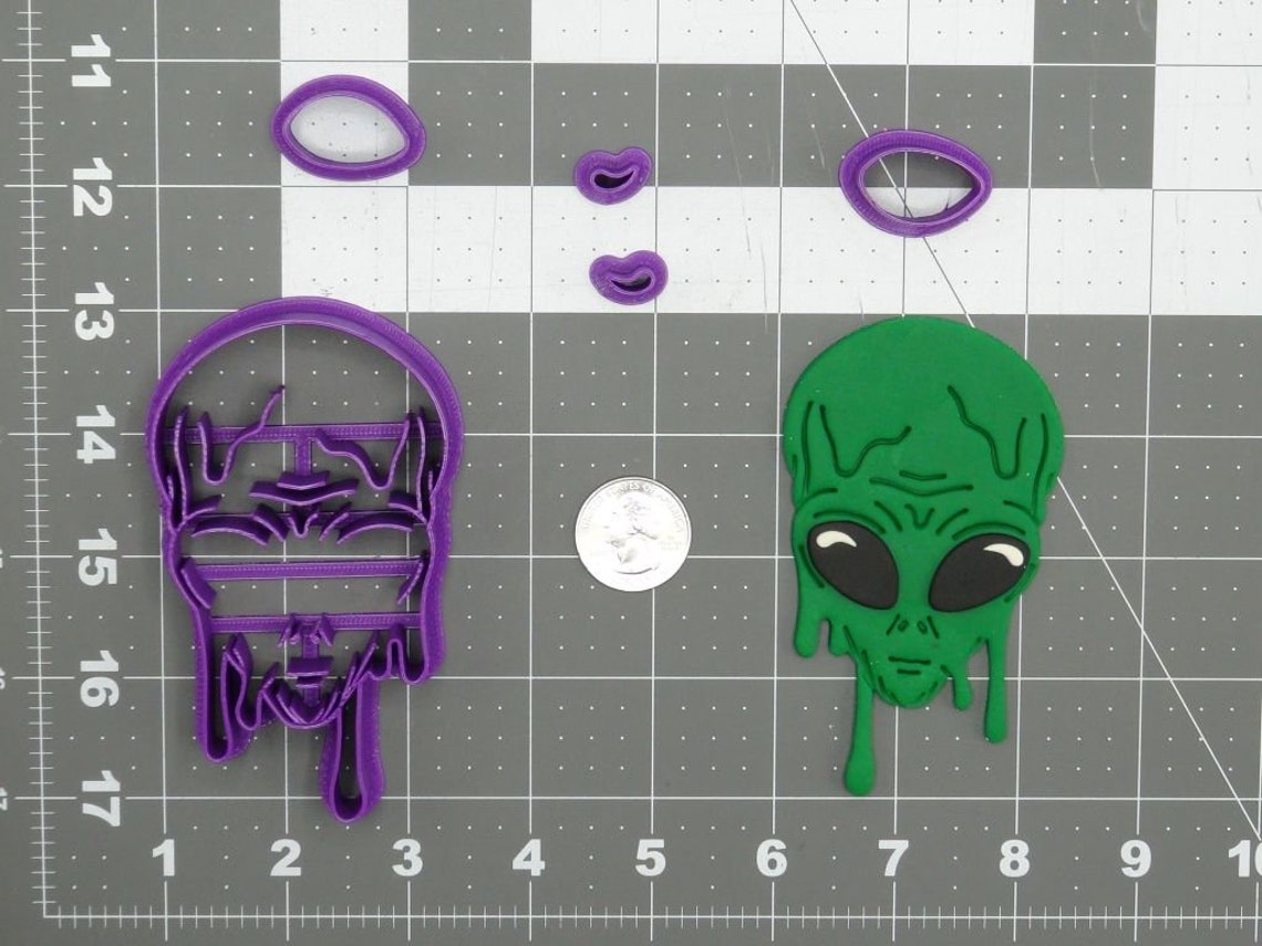 Alien Melting 266-D355 Cookie Cutter Set - Etsy