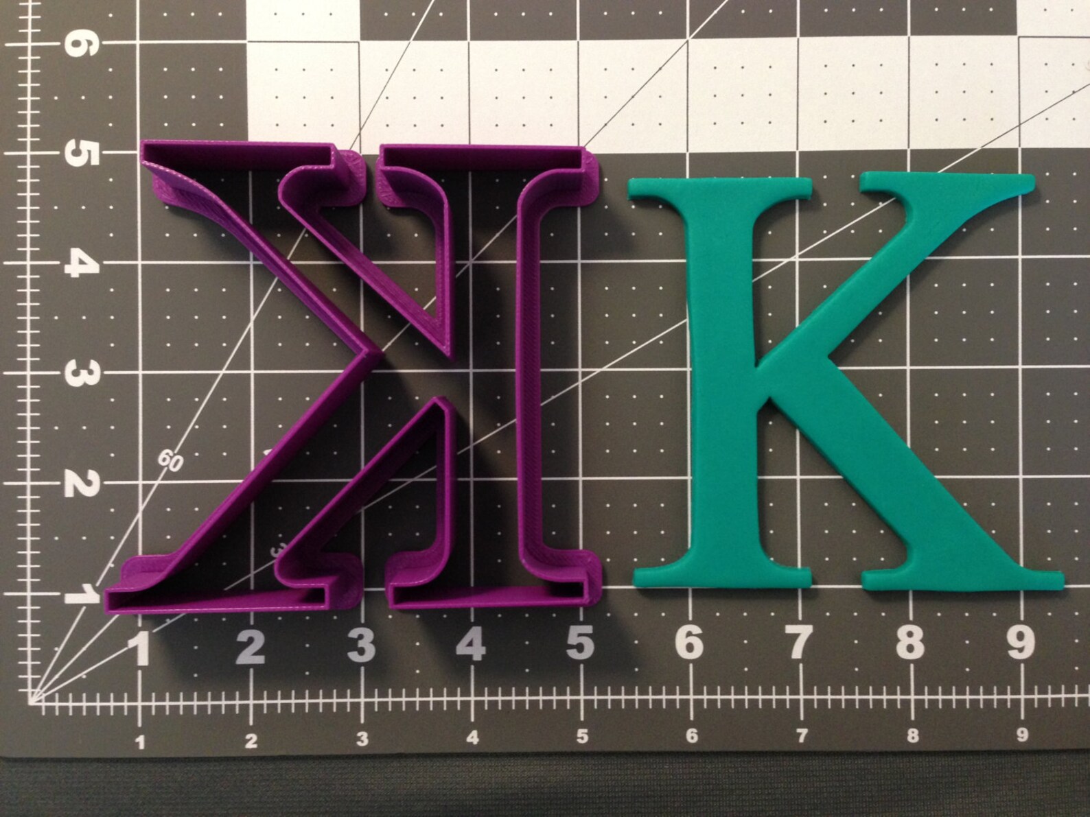 Greek Letter Kappa Cookie Cutter - Etsy