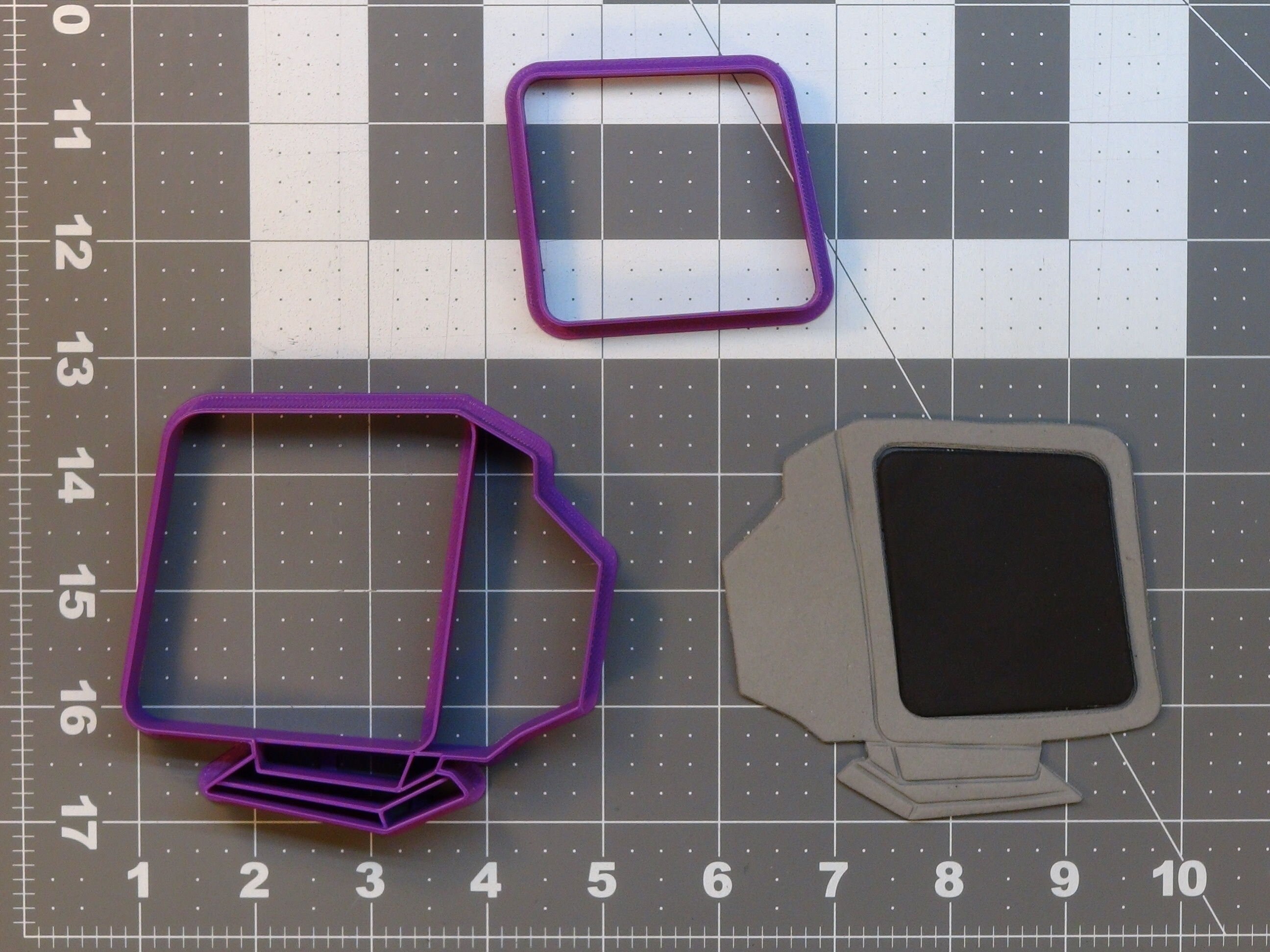 Computer Monitor 266-A857 Cookie Cutter Set | Etsy