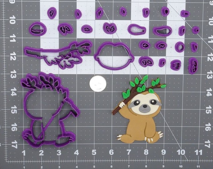 Baby Sloth Cookie Cutter Set - Etsy