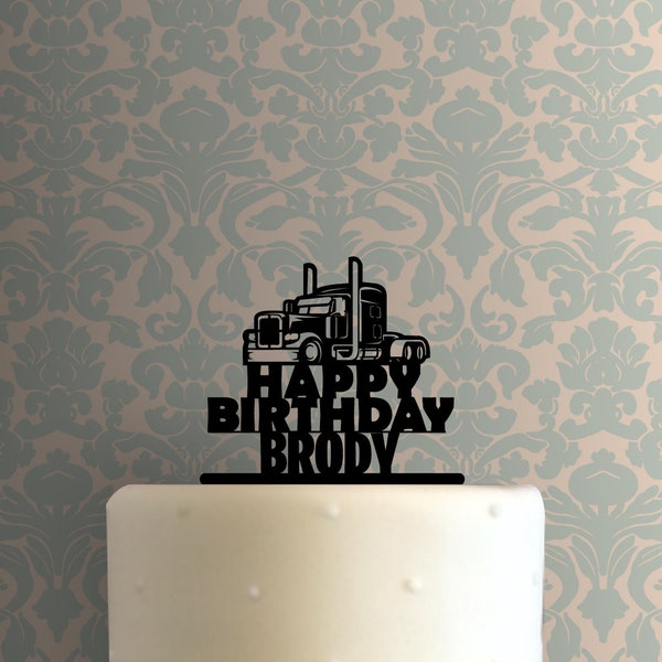 Peterbilt Cake Topper - Etsy