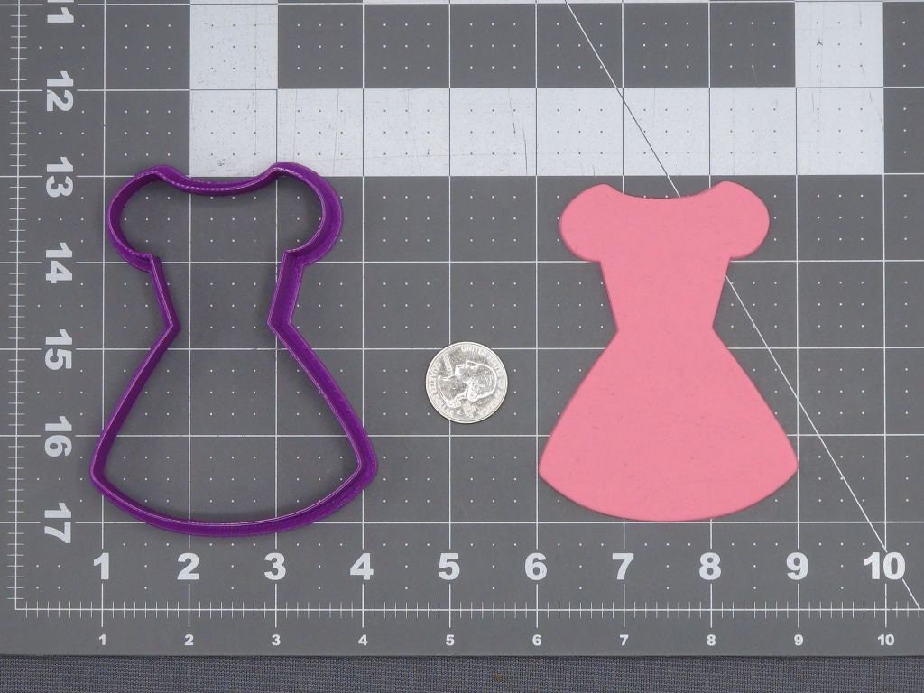 Dress 266-K371 Cookie Cutter Silhouette - Etsy