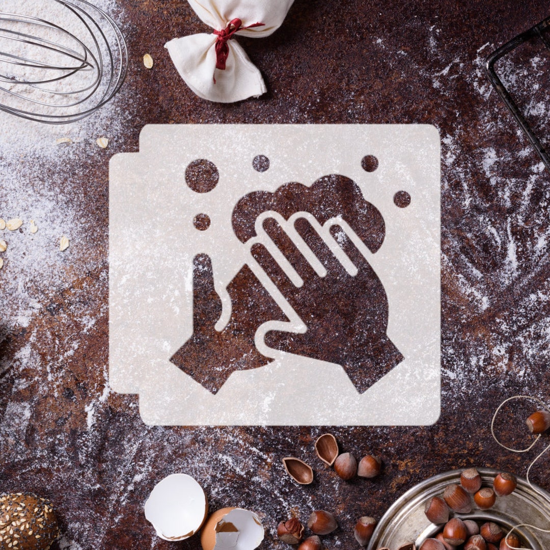 Wash Hands 783-C303 Stencil - Etsy