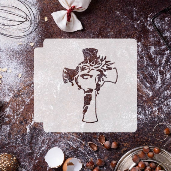 Jesus Cross 783-D982 Stencil | Etsy