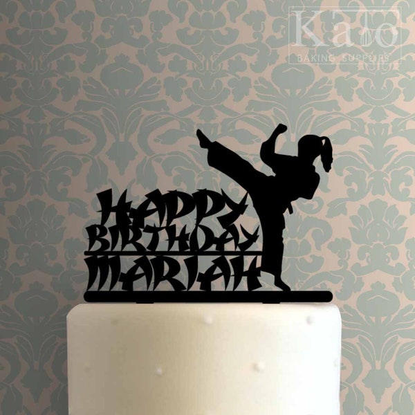Karate Cake Topper - Etsy
