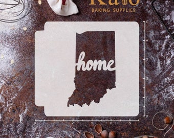Indiana Home State 783-A396 Stencil - Etsy