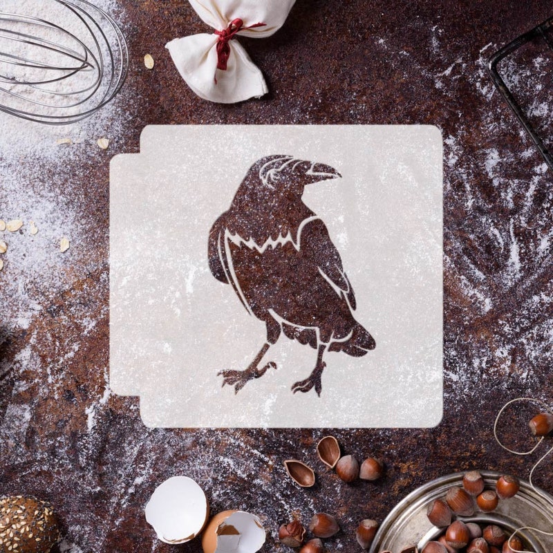 Crow Stencil - Etsy