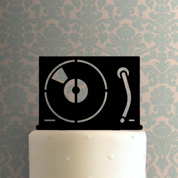 Record Turntable 225-A840 Cake Topper | Etsy