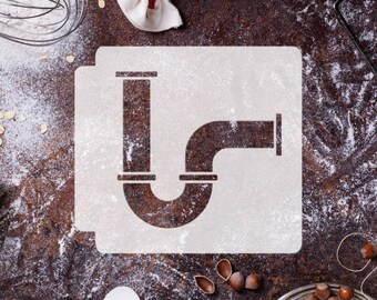 Hookah Pipe Stencil Reusable Hookah Pipe Stencil DIY Craft Stencil ...