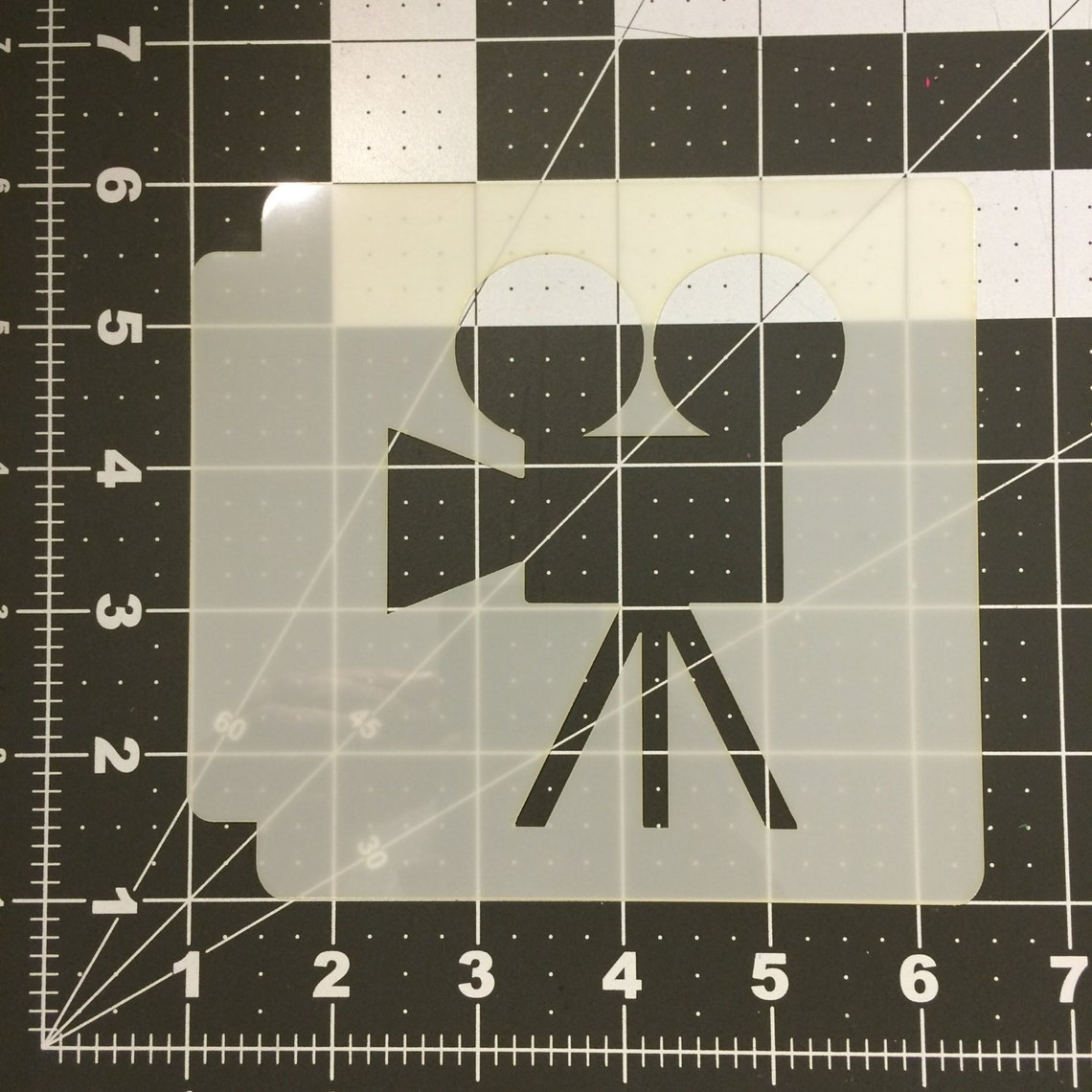 Movie Camera 100 Stencil - Etsy