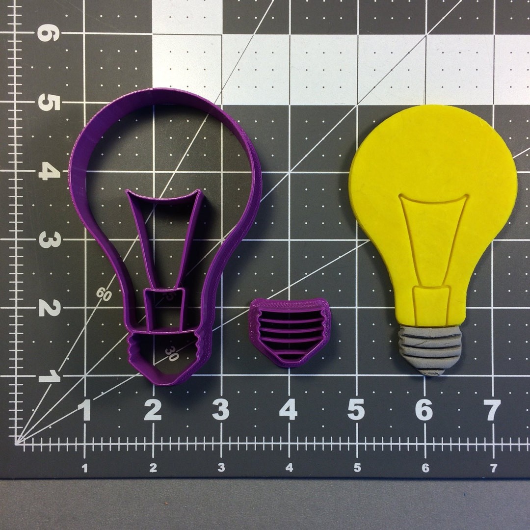 Light Bulb 101 Cookie Cutter Set - Etsy