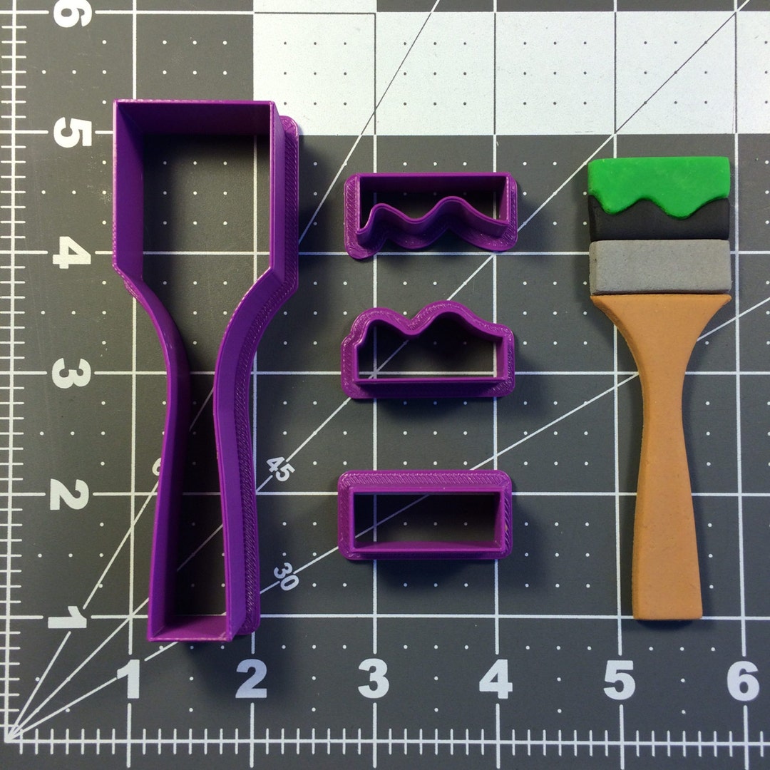 Paint Brush 101 Cookie Cutter Set - Etsy
