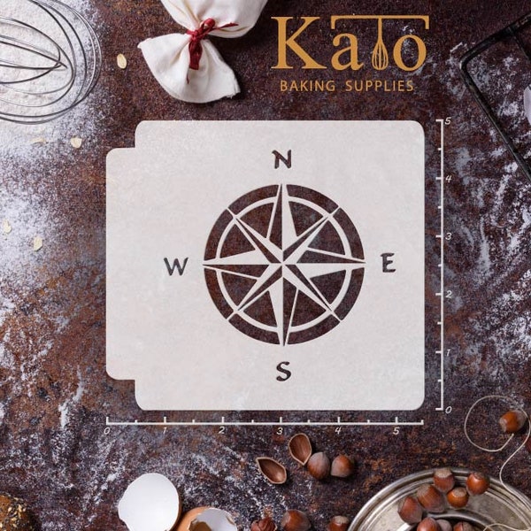 Compass Stencil - Etsy