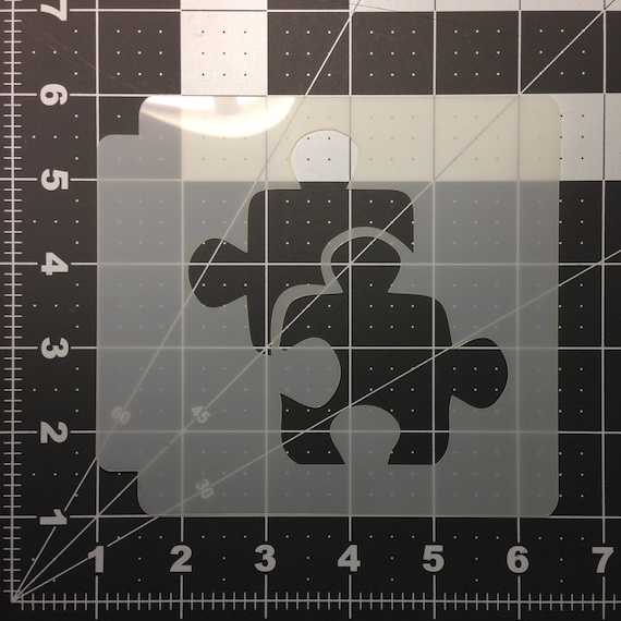 Puzzle 100 Stencil - Etsy