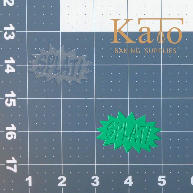 Splat Sign 227-139 Cookie Cutter and Acrylic Stamp - Etsy