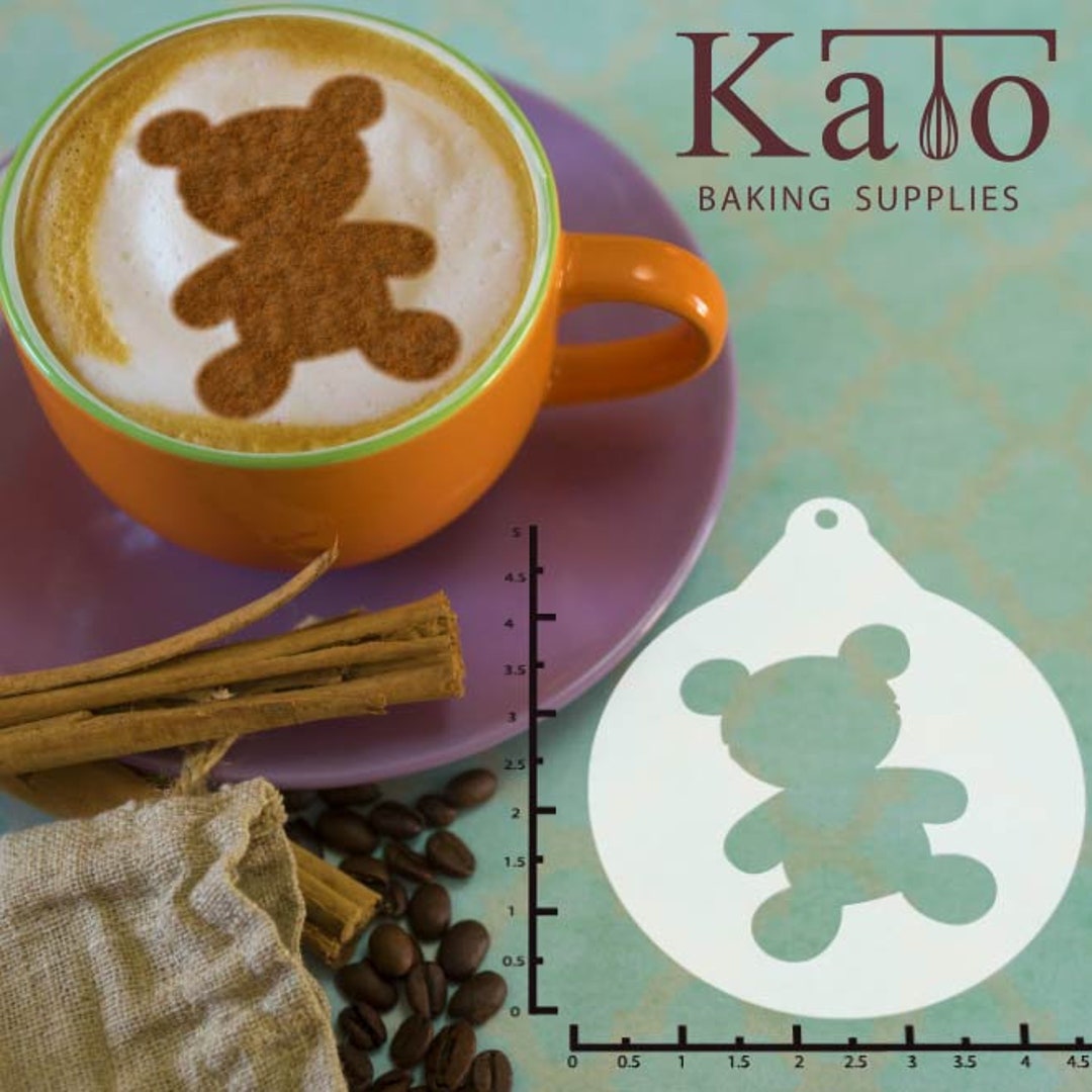 Teddy Bear 263-015 Latte Art Stencil - Etsy