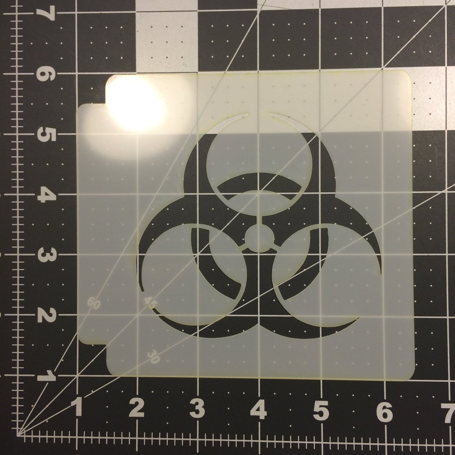 Biohazard Logo 100 Stencil - Etsy