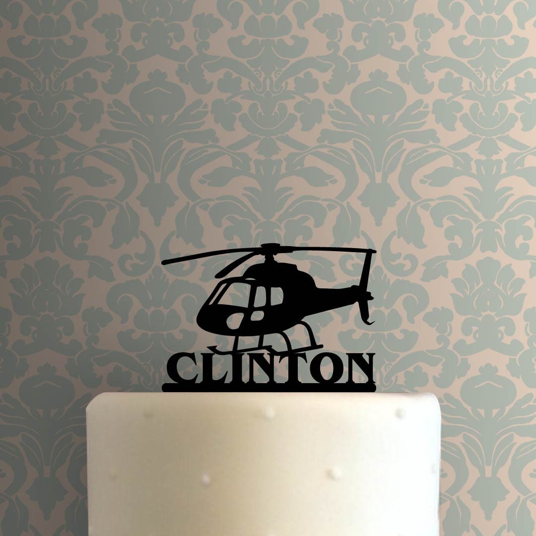 Custom Helicopter Name 225-B867 Cake Topper - Etsy