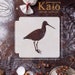 Bird - Sand Piper 783-B912 Stencil - Etsy