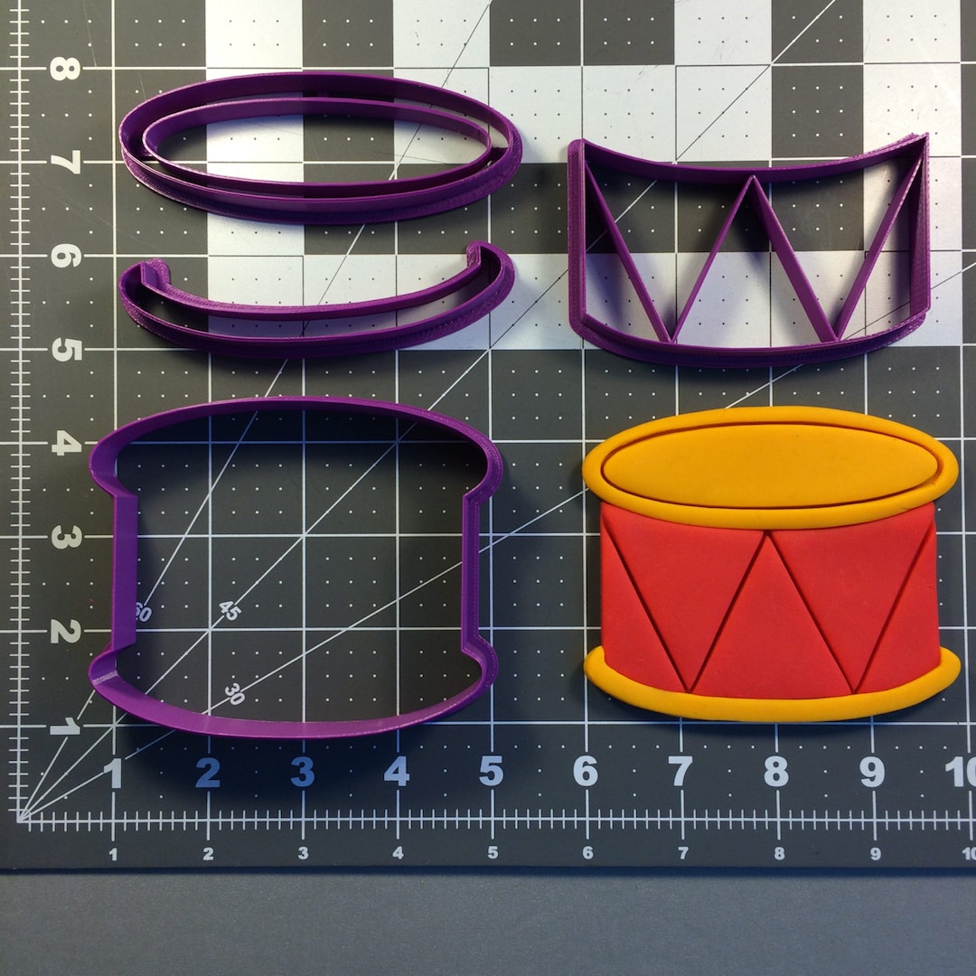 Drum 101 Cookie Cutter Set - Etsy