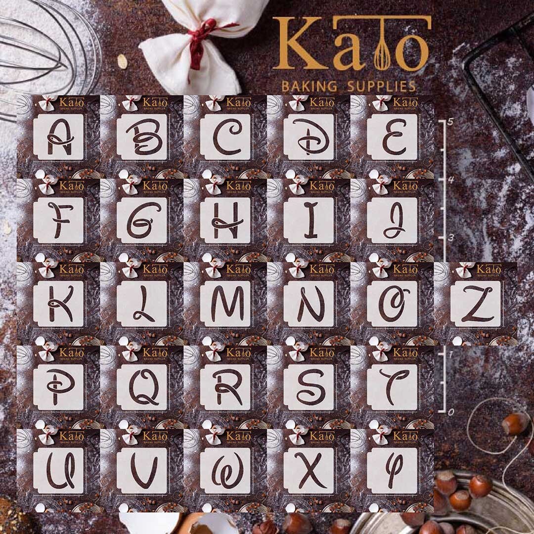 Walt Font Uppercase 783-A736 Stencils - Etsy