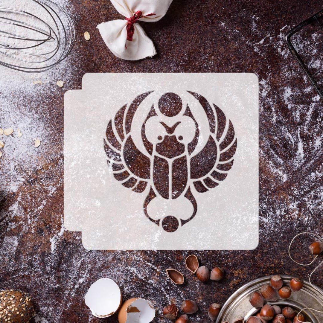 Egyptian Scarab 783-J282 Stencil - Etsy