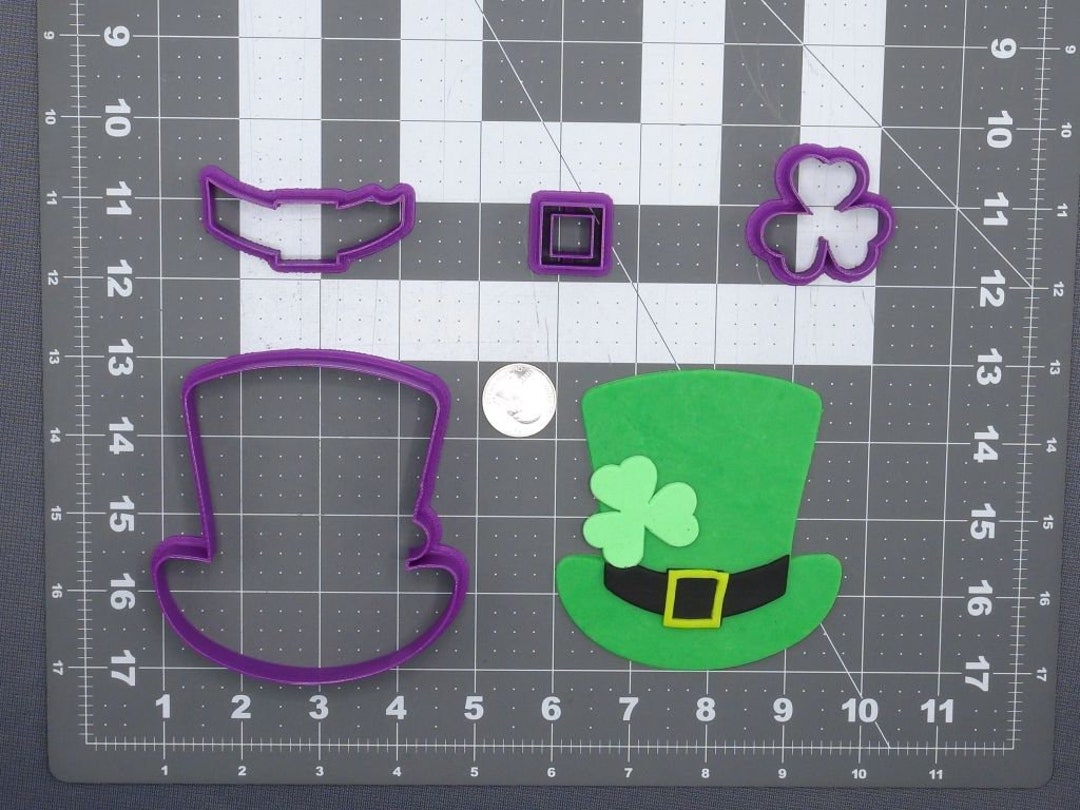 St Patricks Day - Leprechaun Hat 266-E765 Cookie Cutter Set - Etsy