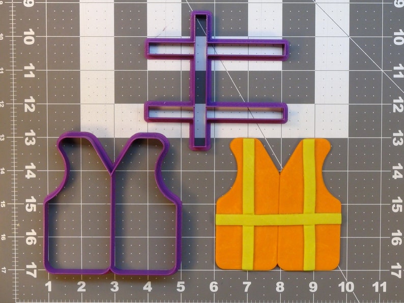 Construction Vest 266-A714 Cookie Cutter Set - Etsy