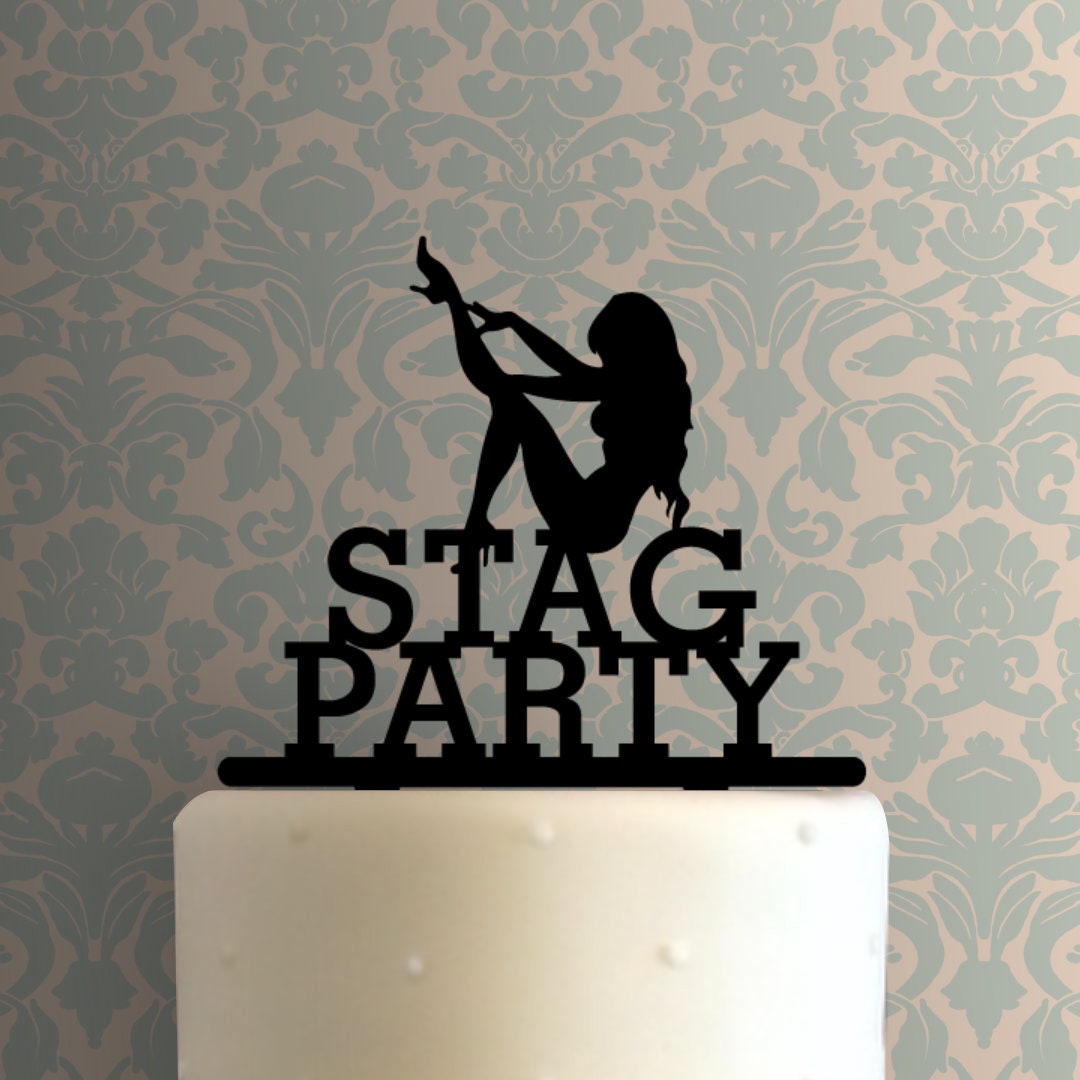Stag Party 225-A306 Cake Topper - Etsy