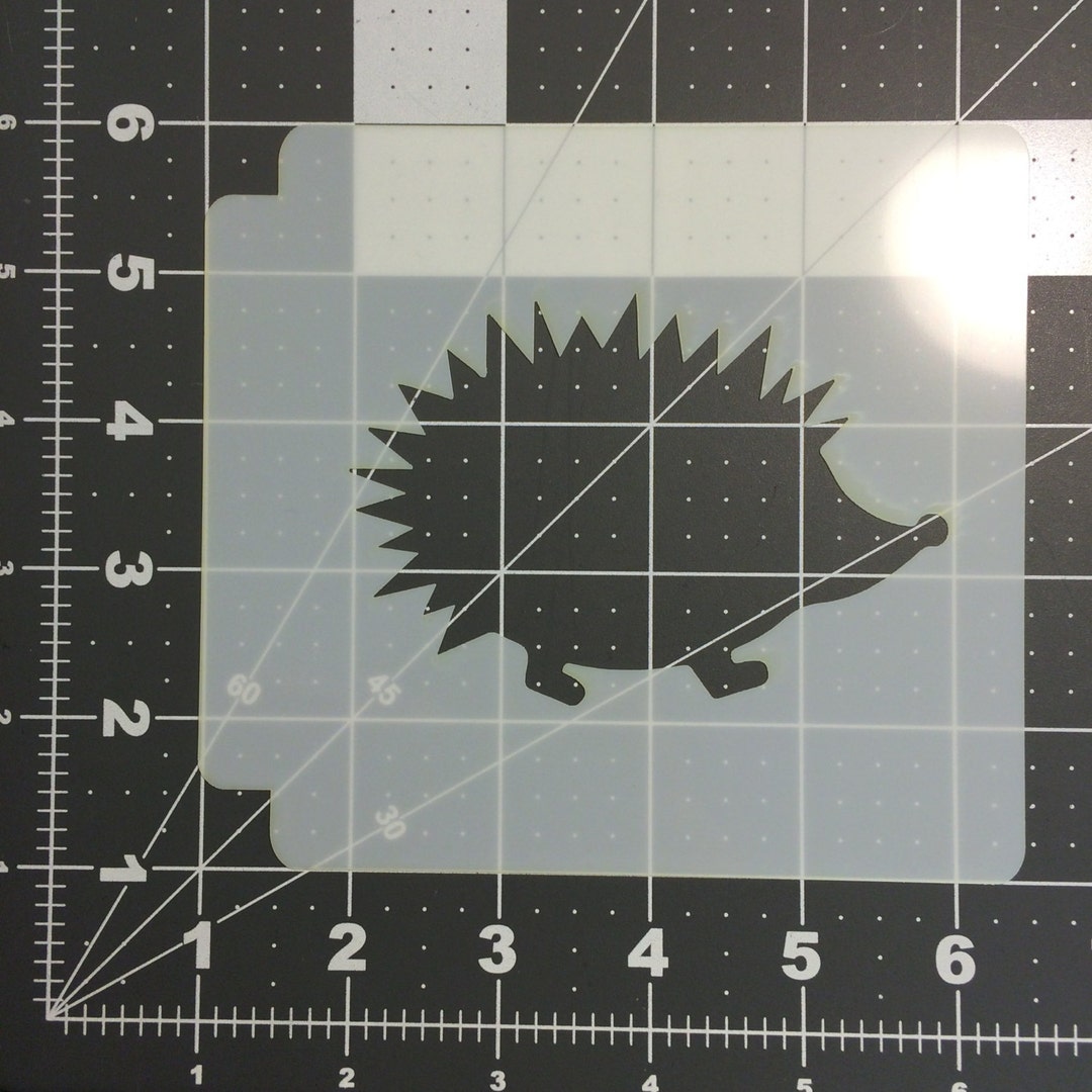 Hedgehog 100 Stencil - Etsy