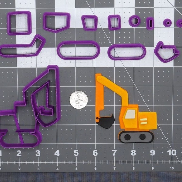 Excavator Cookie Cutter - Etsy