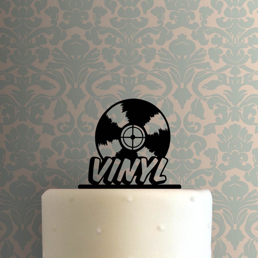 Vinyl Record 225-B819 Cake Topper - Etsy