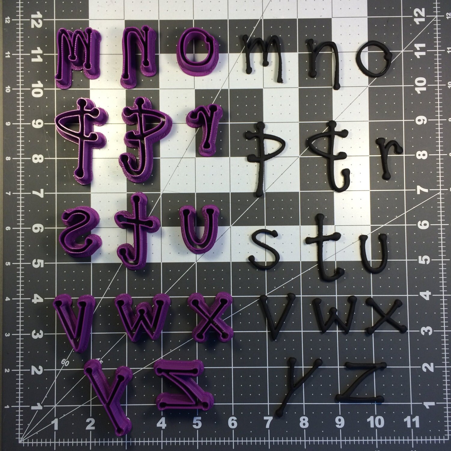 Cool Dot Font Lowercase Cookie Cutter Set - Etsy