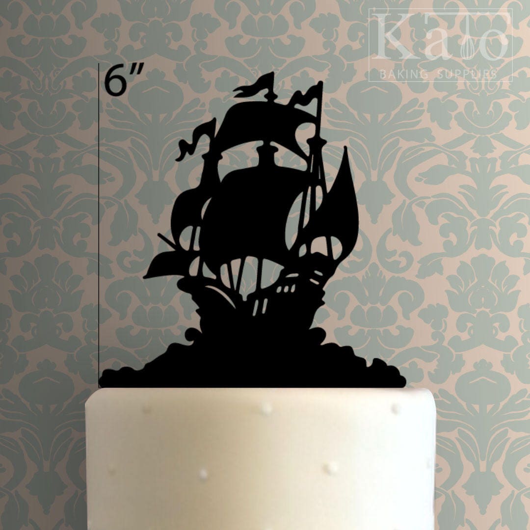 Pirate Ship 101 Cake Topper - Etsy