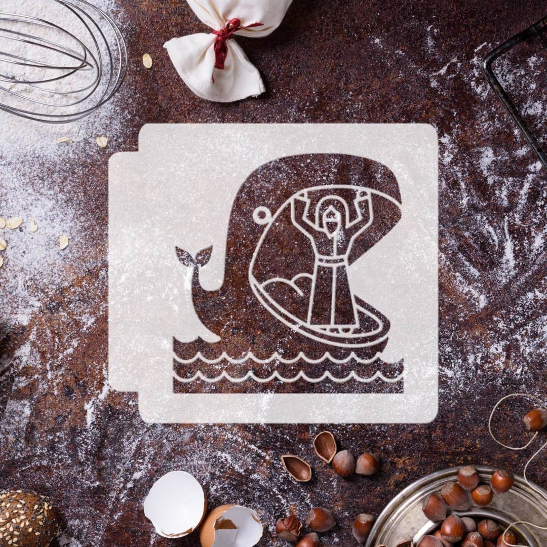 Jonah in Whale 783-I067 Stencil - Etsy