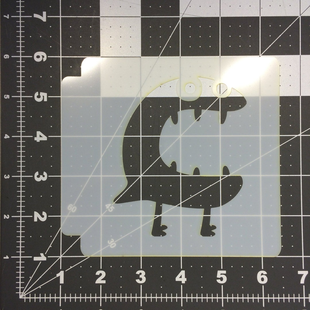 Monster 103 Stencil - Etsy