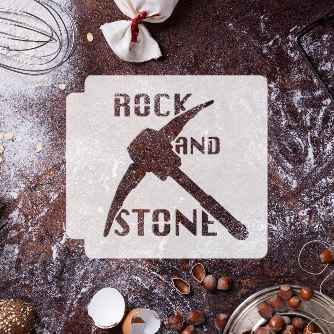 Pickaxe Rock and Stone 783-H973 Stencil - Etsy