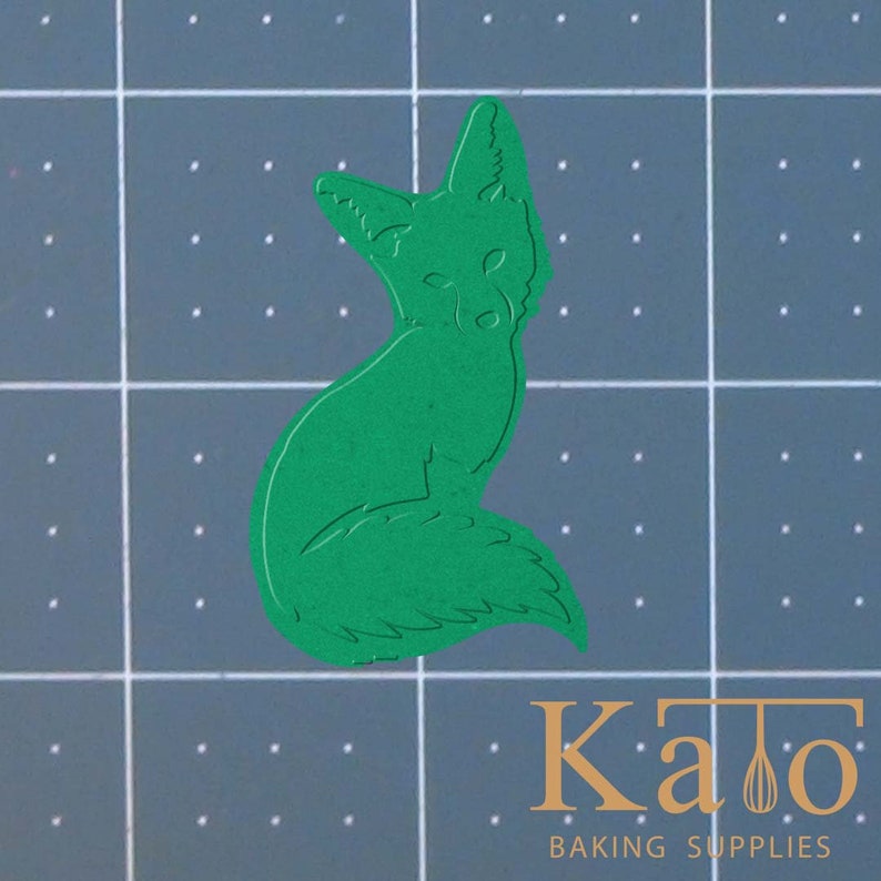 Fox 227-283 Cookie Cutter and Acrylic Stamp (embossed) - Etsy