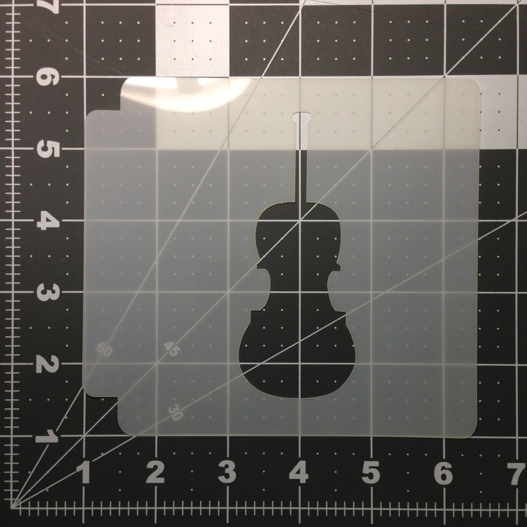 Violin 100 Stencil - Etsy