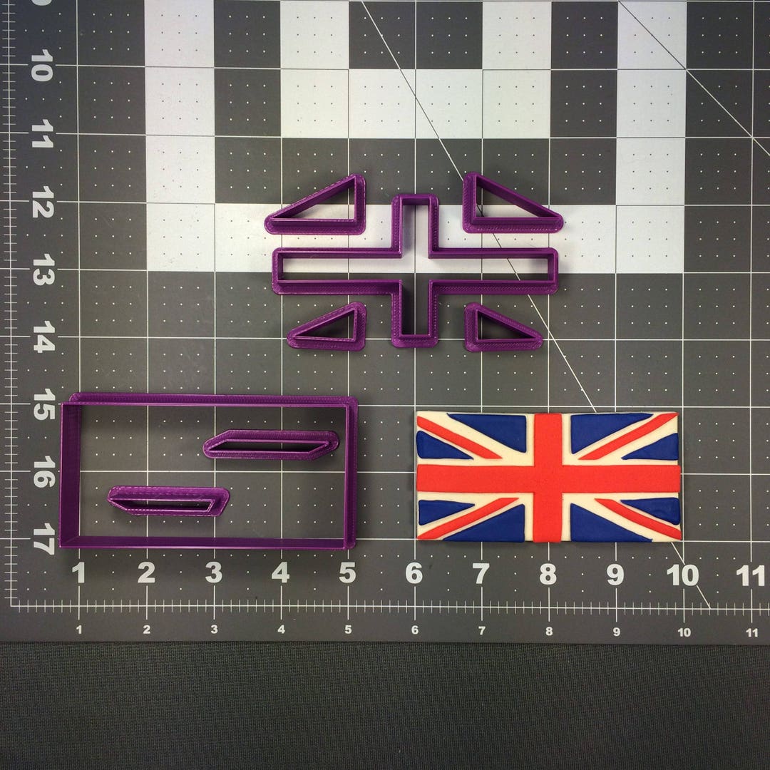 British Flag 100 Cookie Cutter Set - Etsy