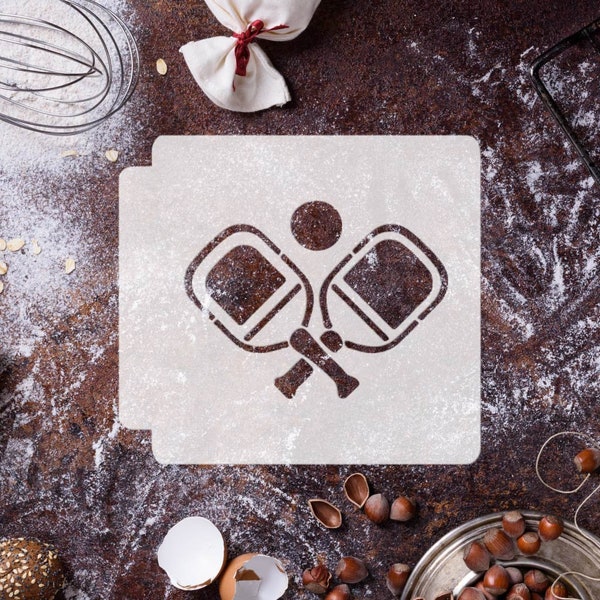 Pickleball Stencil - Etsy